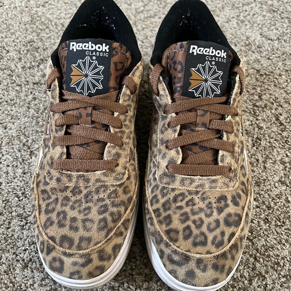 Reebok | Shoes | Rare Reebok Club C Revenge Leopard Sneakers | Poshmark